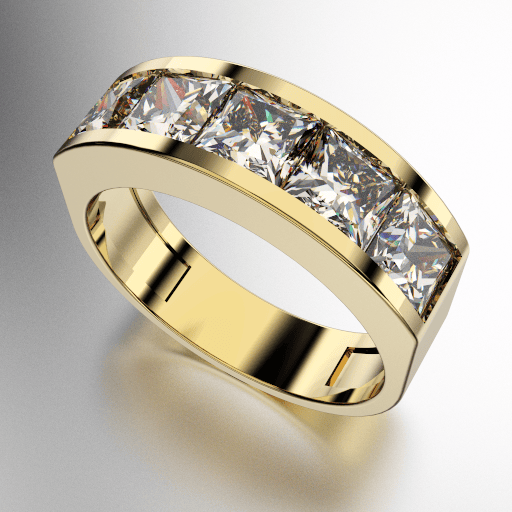 ANILLO MEDIO SIN FIN CARRE (5MM)